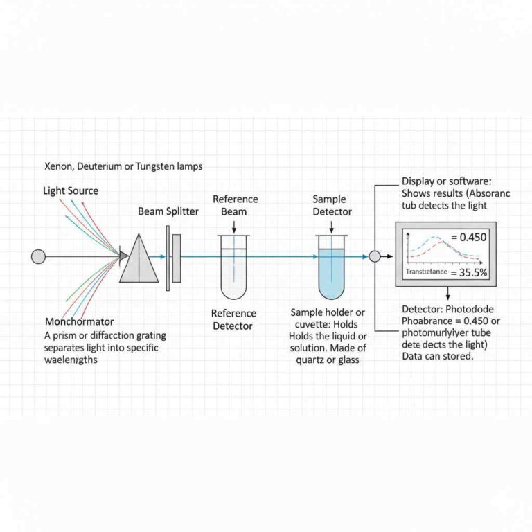 Spectrophotometer: Types, Diagram, Working Principle, & Uses