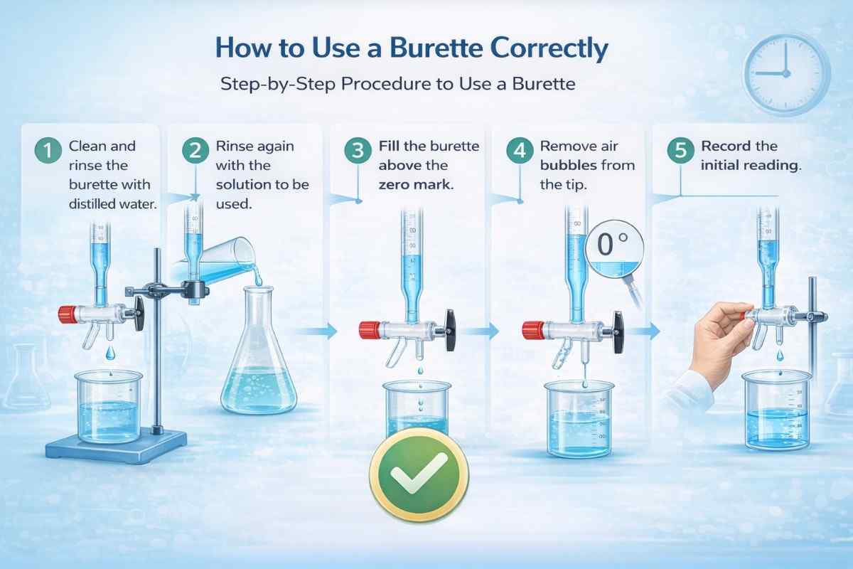 What is a burette? Diagram, Parts, Uses, Types and Price Guide